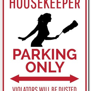 Housekeeper Sign, Housekeeper Gift, Housekeeper Cleaning Crew Sign ...