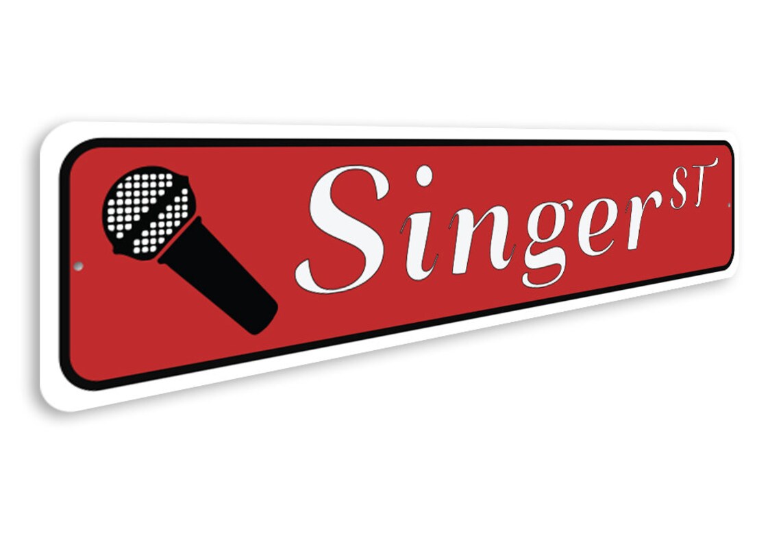Singer St Sign Singer Decor Singing Song Lover Singing Etsy