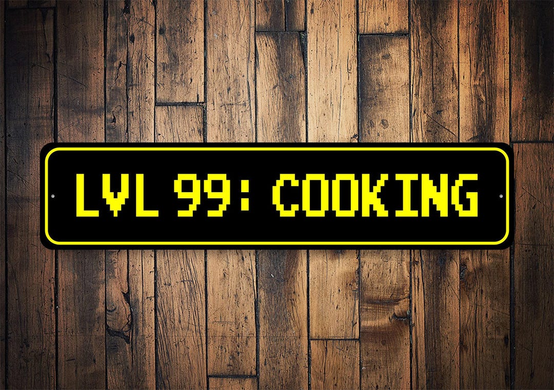 Custom LVL 99 Sign, Custom Hobby Sign, Funny Gamer Sign, Decor for ...
