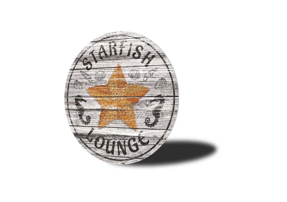 Starfish Lounge Sign Beach Lounge Sign Starfish Sign - Etsy