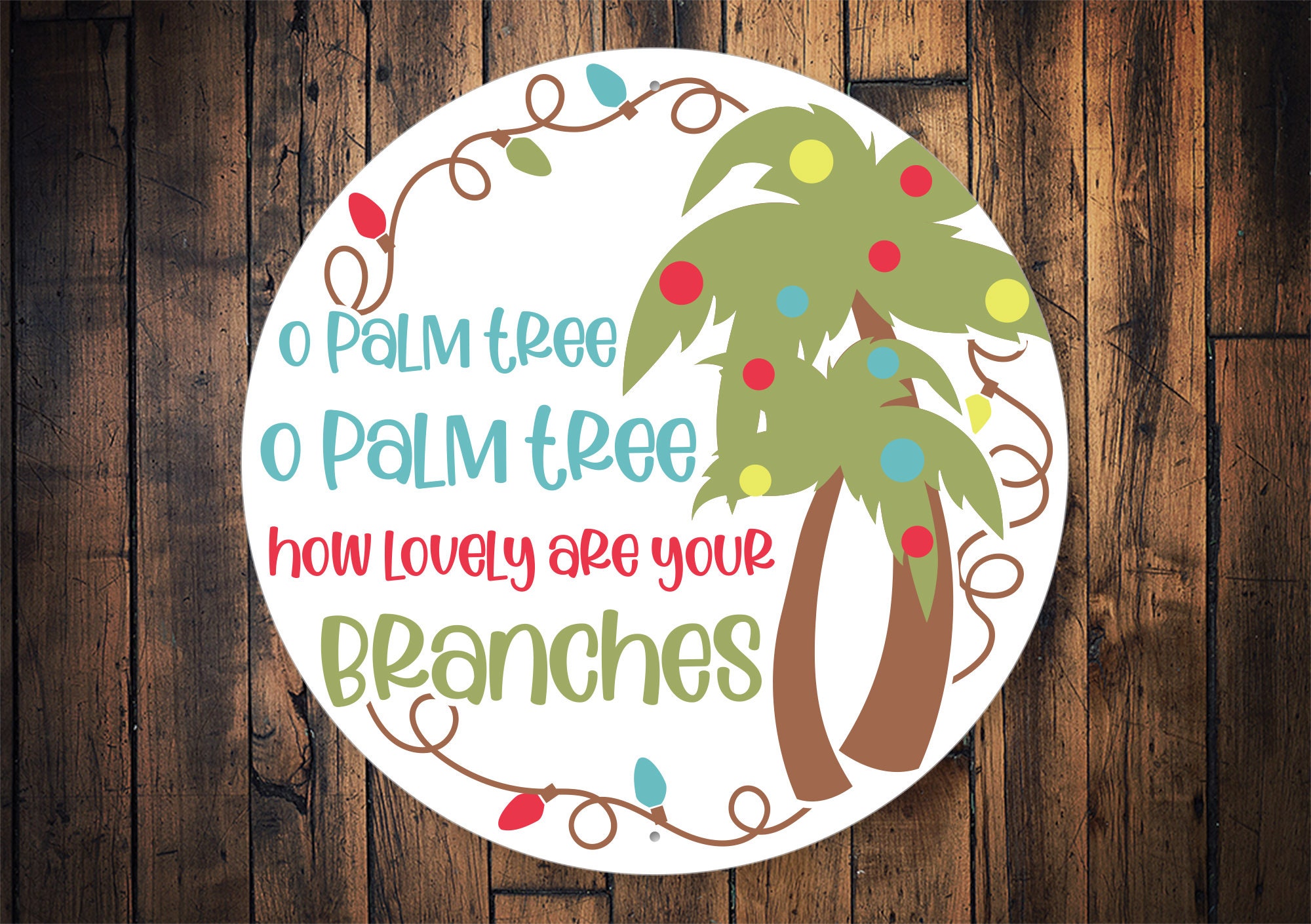 Palm Tree Christmas Palm Tree Decor Palm Tree Gift - Etsy