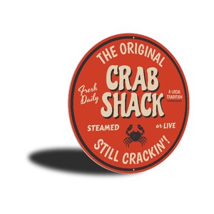 Crab Shack Sign, Beach Crab Shack, Sill Crackin Sign, Crab Claws, Sign ...