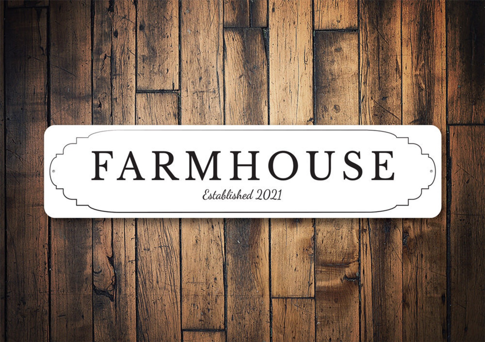 Farmhouse Est Date Farm Room Sign Sign for Restaurant Decor - Etsy