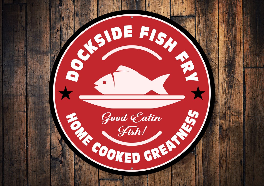 Fish Fry Sign, Custom Fish Fry Decor, Personalized Fish Fry, Fish Fry ...