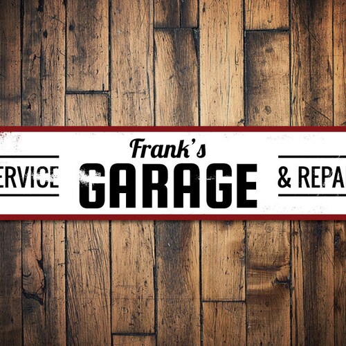 Personalized Garage Sign Metal Sign for Garage Custom Garage | Etsy