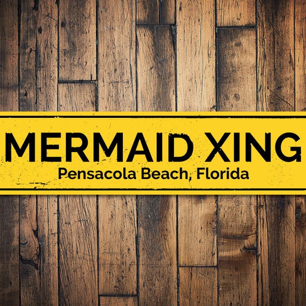 Mermaid Crossing Sign - Etsy
