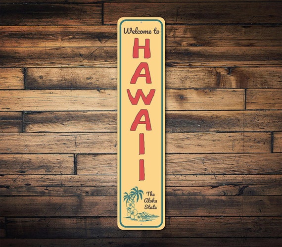 Welcome to Hawaii Sign Hawaii Decor Beach Decor Hawaii - Etsy