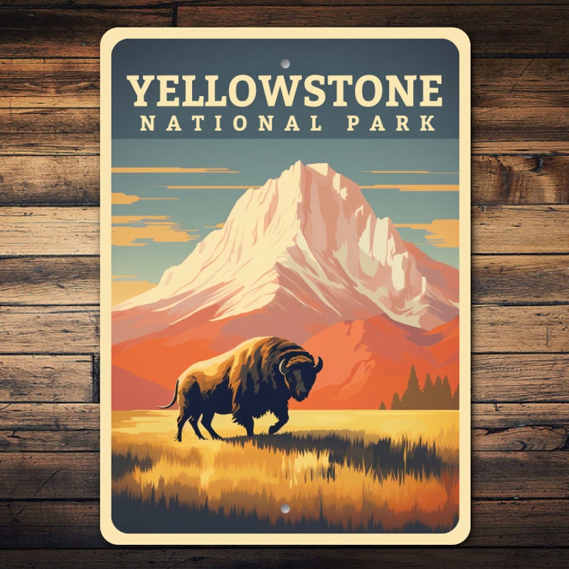Yellowstone Sign - Etsy