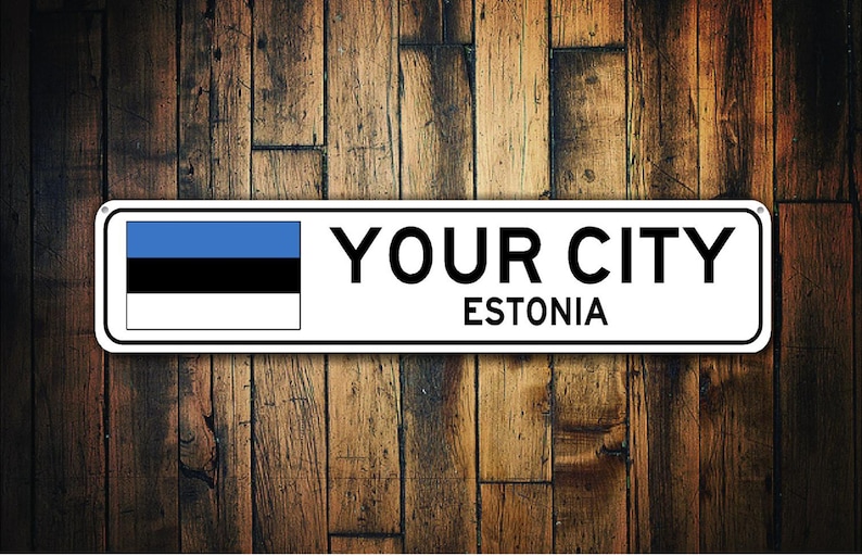 Estonia Flag Sign, Estonia Souvenir, Estonia Gift, Country Souvenir ...