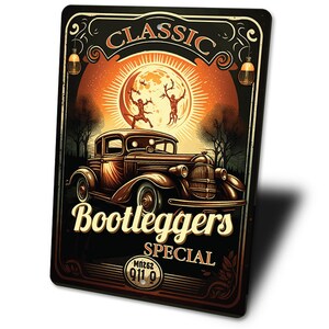 Classic Bootleggers Special Sign, Speakeasy Decor, Classic Cocktail ...