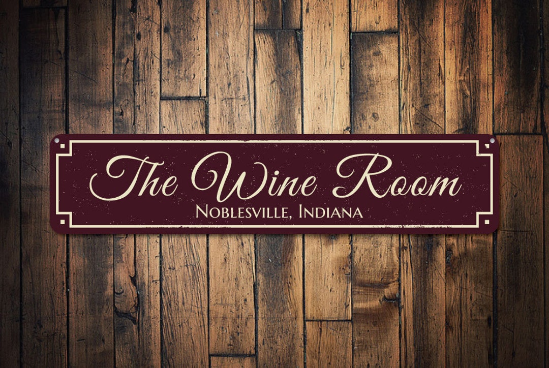 Wine Room Sign, Gift for Wino, Wine Bar Location Decor, Custom Home Bar ...