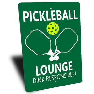 Pickleball Lounge Sign, Pickleball Sign, Pickleball Player Gift ...