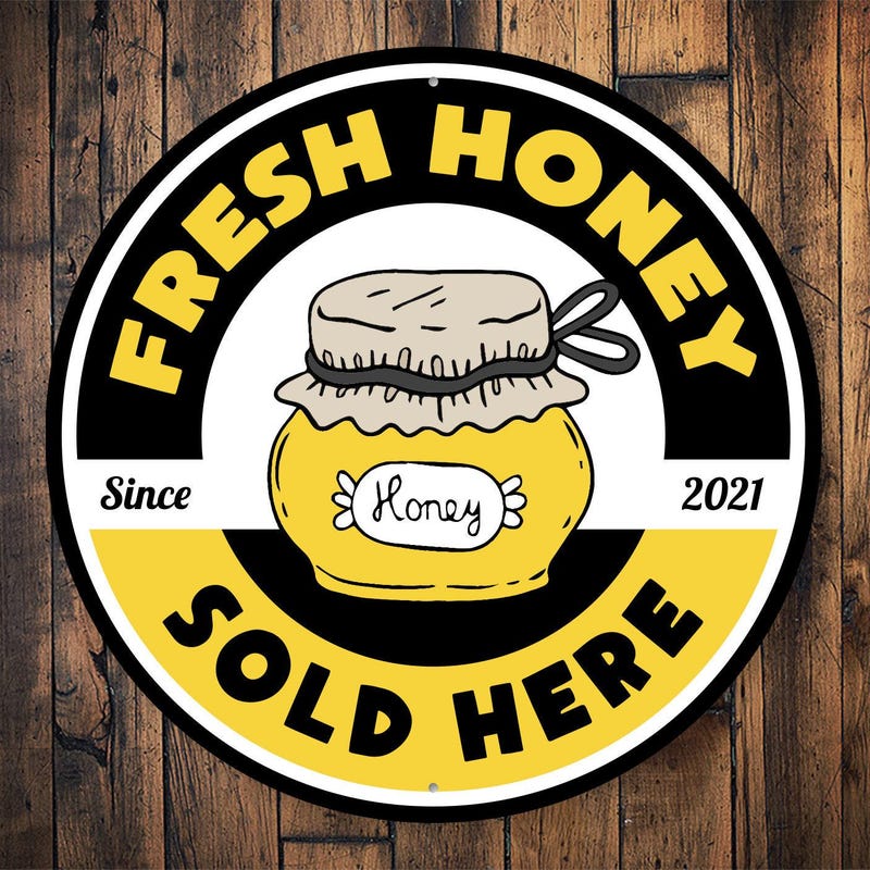 Honey Sign - Etsy