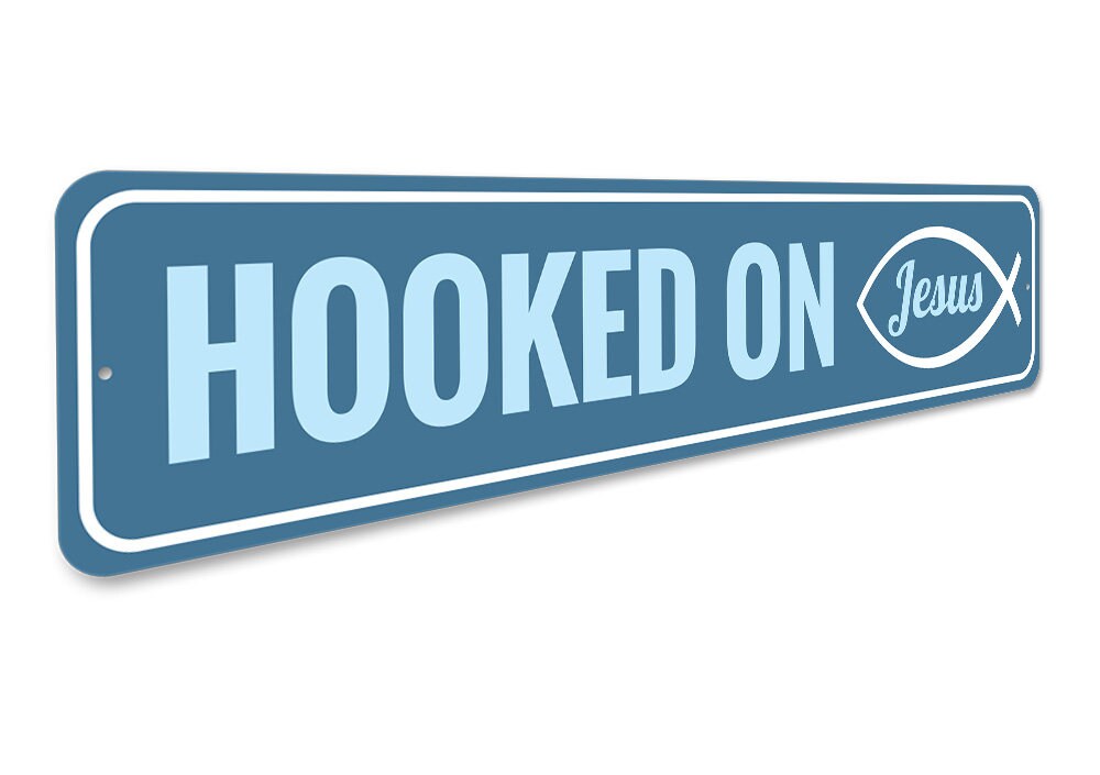 Hooked on Jesus Cute Jesus Fish Hooked on God Jesus Lovers - Etsy