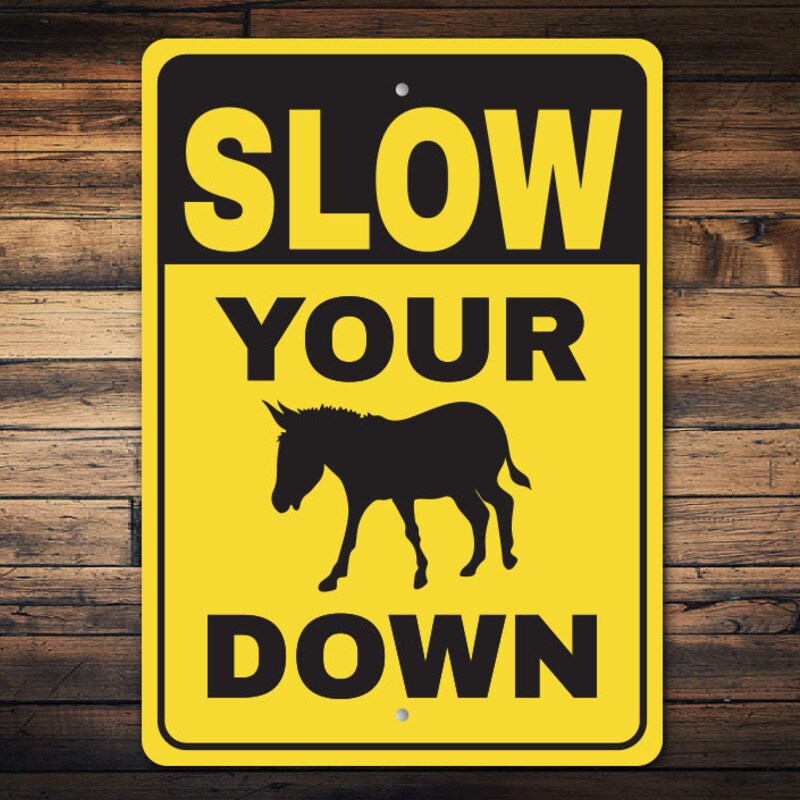 Slow Down Signs - Etsy