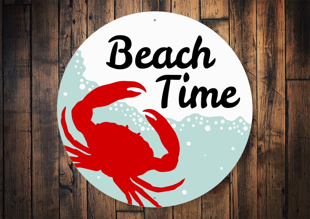 Beach Time Sign, Cute Beach Sign, Beach Home Ideas, Beach House, Beach ...