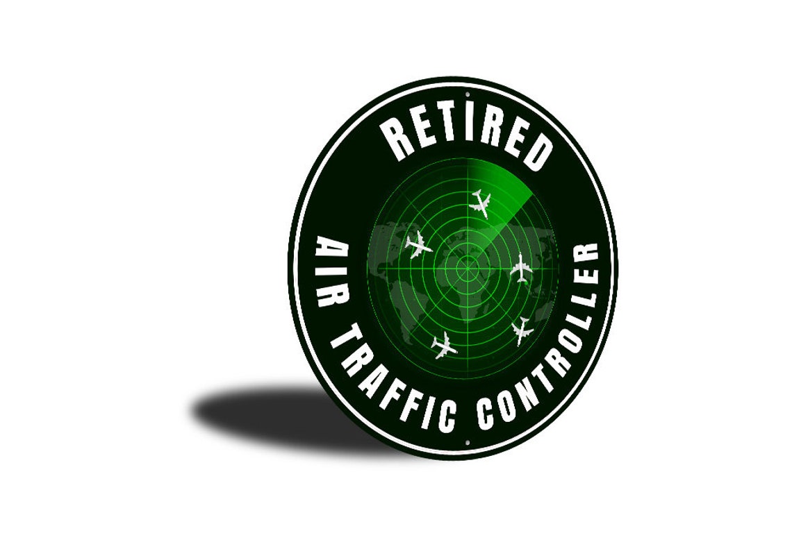 Retired Air Traffic Control Sign Air Traffic Decor Aviation - Etsy