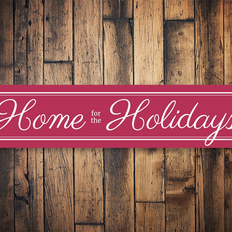Home for the Holidays Sign - Etsy