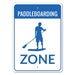 Paddle Boarding Sign Paddle Board Zone Ocean Decor Metal - Etsy