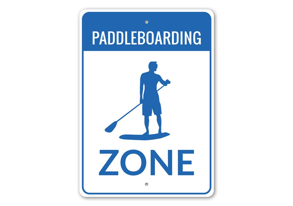Paddle Boarding Sign Paddle Board Zone Ocean Decor Metal - Etsy