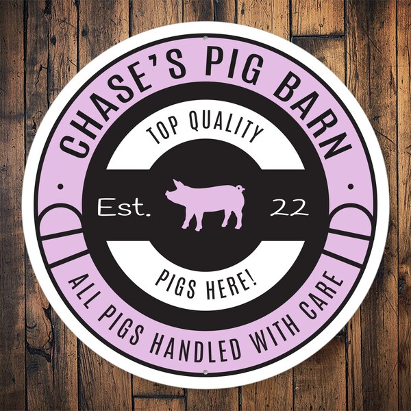 Custom Pig Signs - Etsy