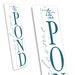 Welcome to the Pond Sign, Pond Welcome Sign, Pond Decorations, Pond ...