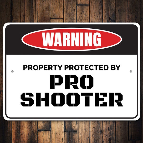 No Warning Shot Sign - Etsy