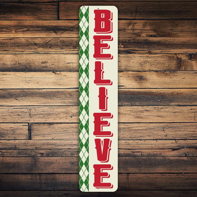 Believe Sign - Etsy