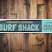 Surf Shack Sign, Personalized Welcome Ocean Lovers Sign, Custom Beach ...