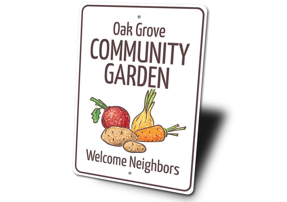 Community Garden, Personal Garden Sign, Gardening Sign, Farm Home ...