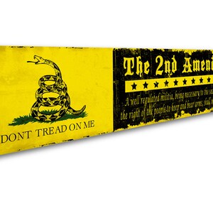 Second Amendment Sign, Custom Amendment Sign, Vintage Gun Sign, Gun Law ...