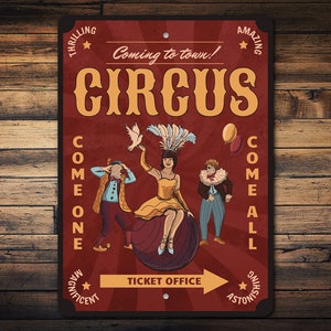 Circus Ticket Office Sign, Ticket Office, Circus, Vintage Circus, Sign ...