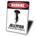 Warning Jellyfish Sign, Jellyfish Sign, Jelly Sting Sign, Ocean Decor ...