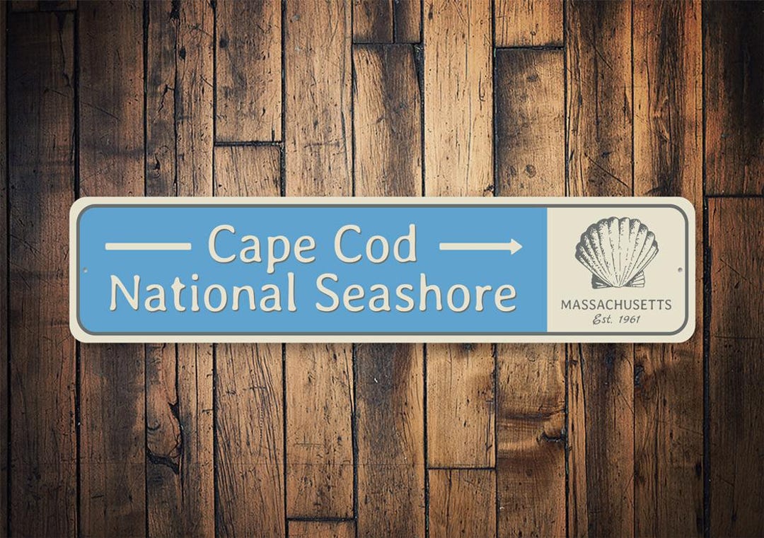 Cape Cod National Seashore Directional Sign, Cape Cod Wayfinder ...