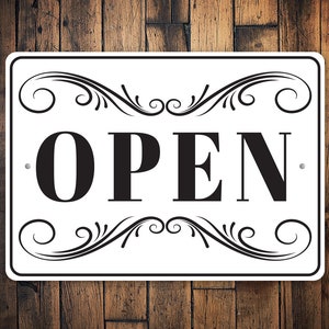 Open Sign, Simple Open Sign, Open Shop Sign, Open Building Sign, Open ...