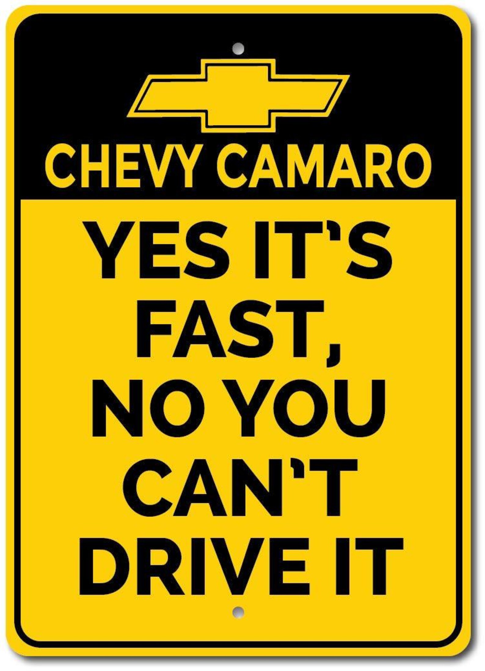 Fast Car Sign, Chevy Camaro Sign, Chevy Logo Sign, Camaro Lover Gift ...