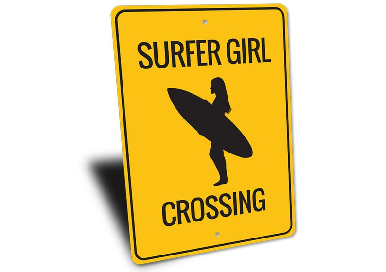 Surfer Girls Sign Surfing Girl Sign Surfers Surf | Etsy