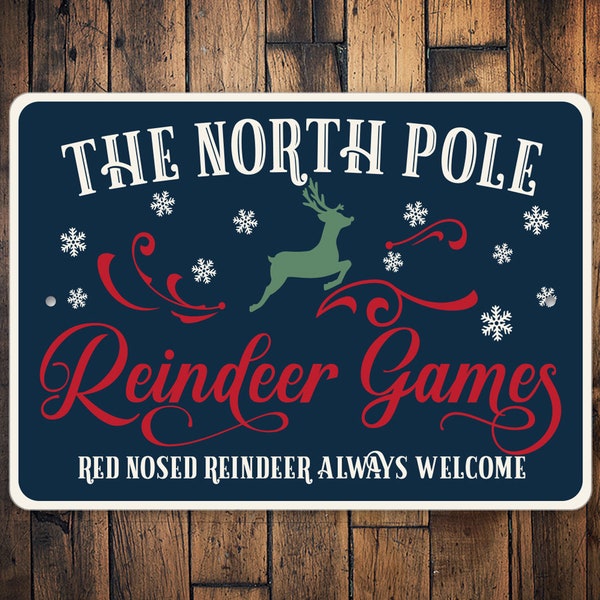 Reindeer Sign - Etsy