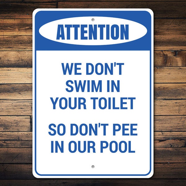 Dont Pee in the Pool - Etsy