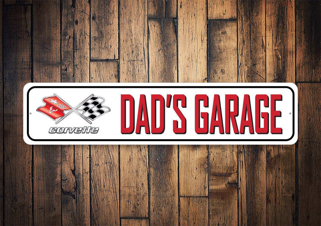 C3 Corvette Sign, Dads Corvette, C3 Corvette Gifts, Dads Man Cave ...