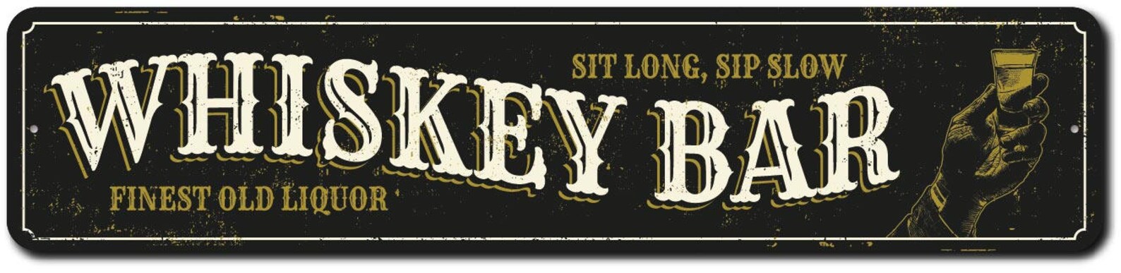 Whiskey Sign Whiskey Bar Sign Custom Whiskey Decor Whiskey - Etsy