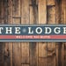 The Lodge Sign, Custom Lodge Sign, Sign for Skiing Lodge, Ski Decor ...