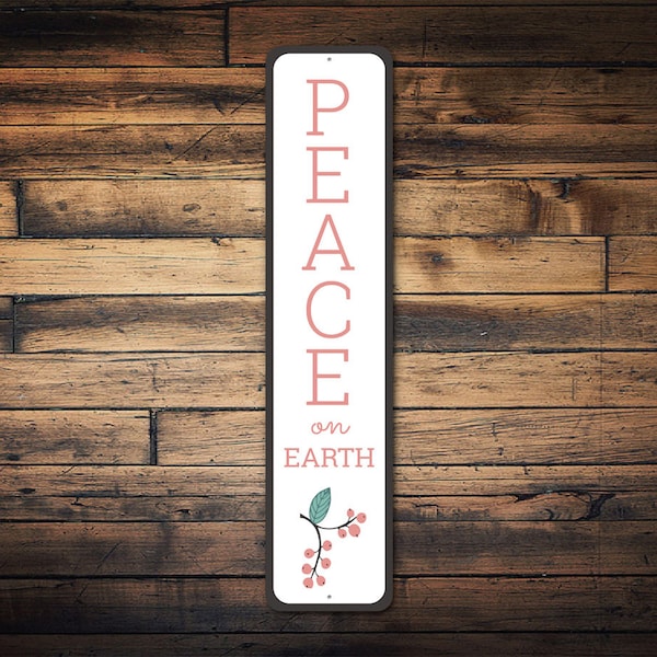 Peace on Earth Sign - Etsy
