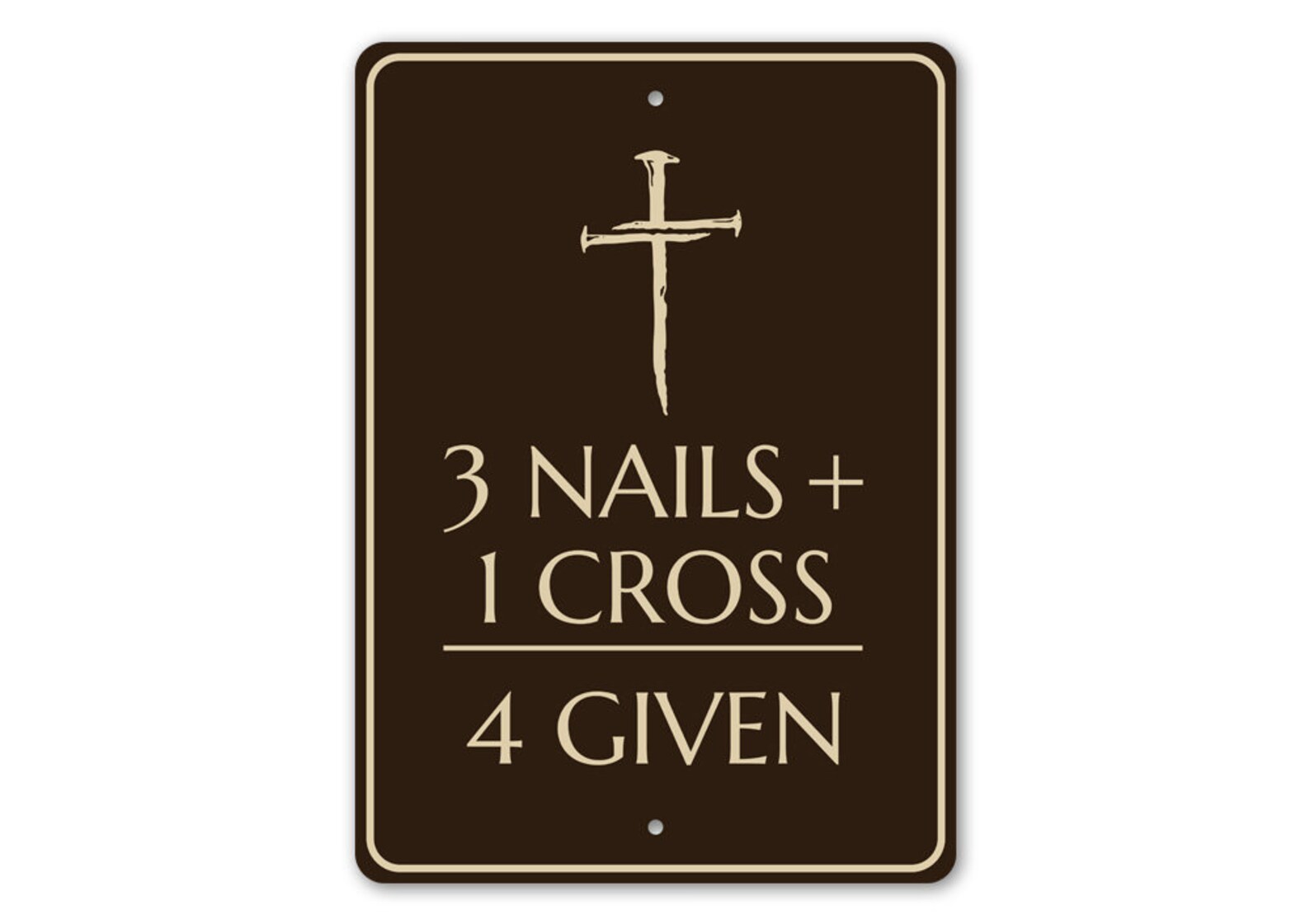 3 Nails 1 Cross Decor for Jesus Sign for God God Supporter - Etsy
