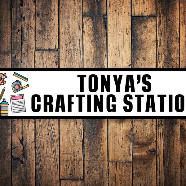 Arts and Crafts Sign - Etsy