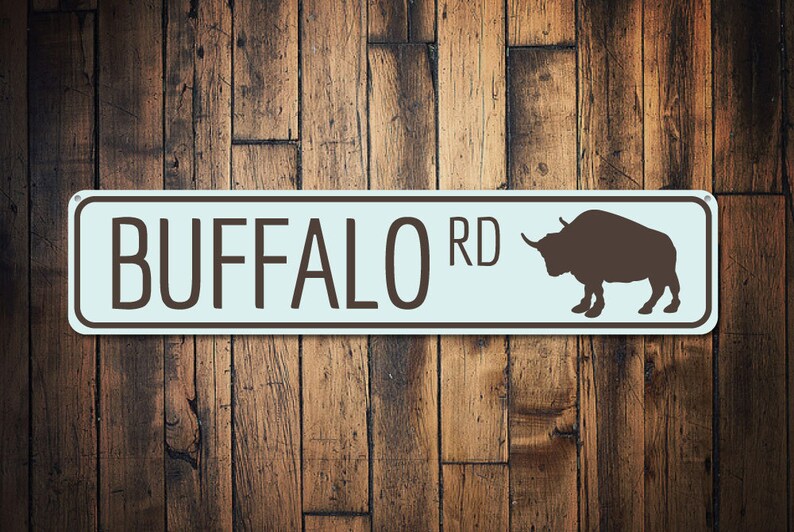 Buffalo Rd Sign Custom Lake House Street Sign Metal Buffalo - Etsy