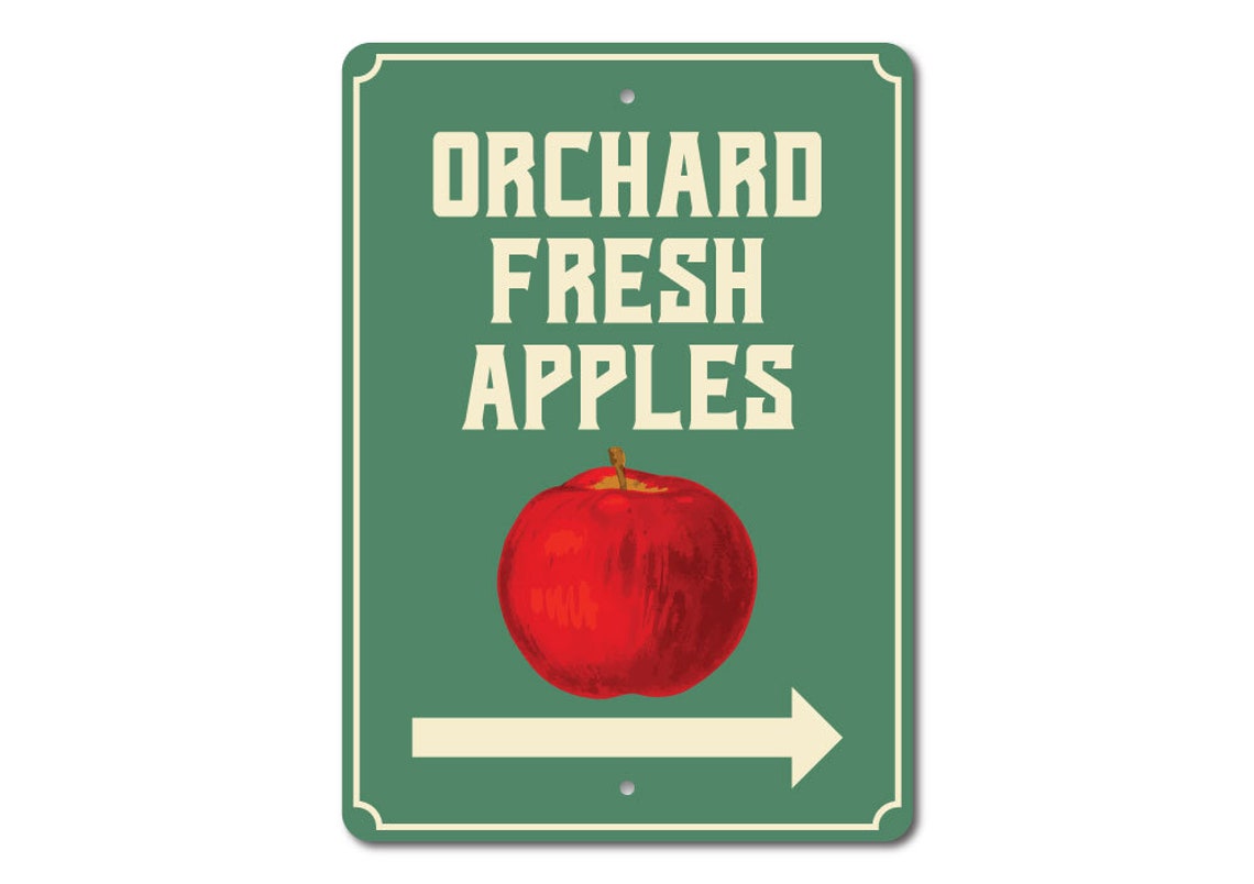 Orchard Sign Orchard Decor Apple Orchard Gift Apple Decor | Etsy