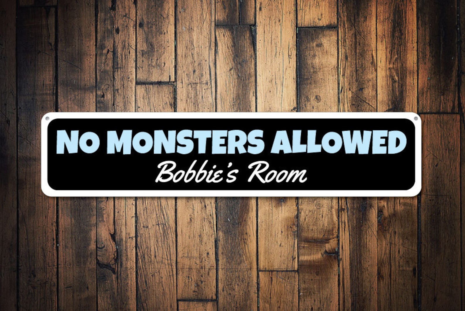 Monster Sign Custom No Monsters Allowed Sign Children Kid - Etsy