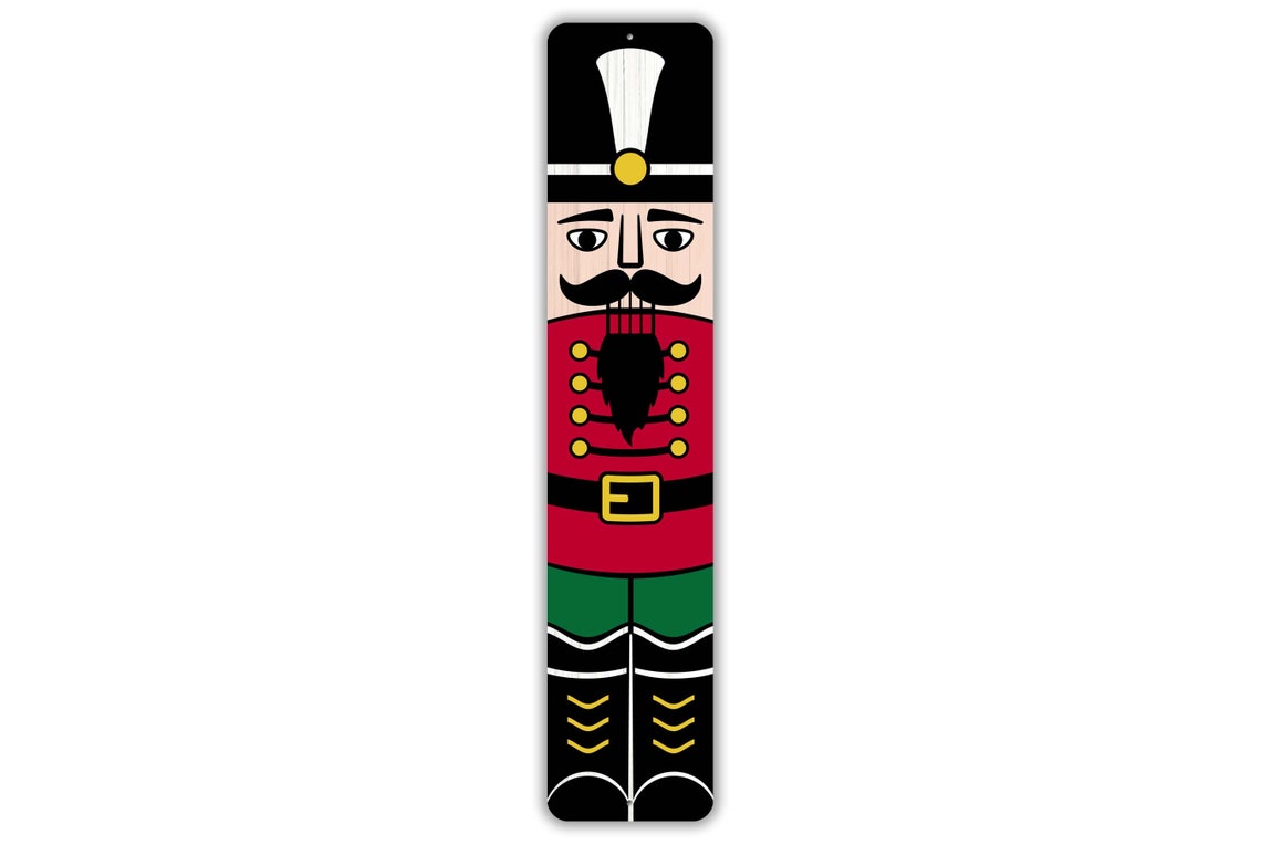 Nutcracker Soldier Sign, Classic Christmas Decor, Christmas Porch Sign ...