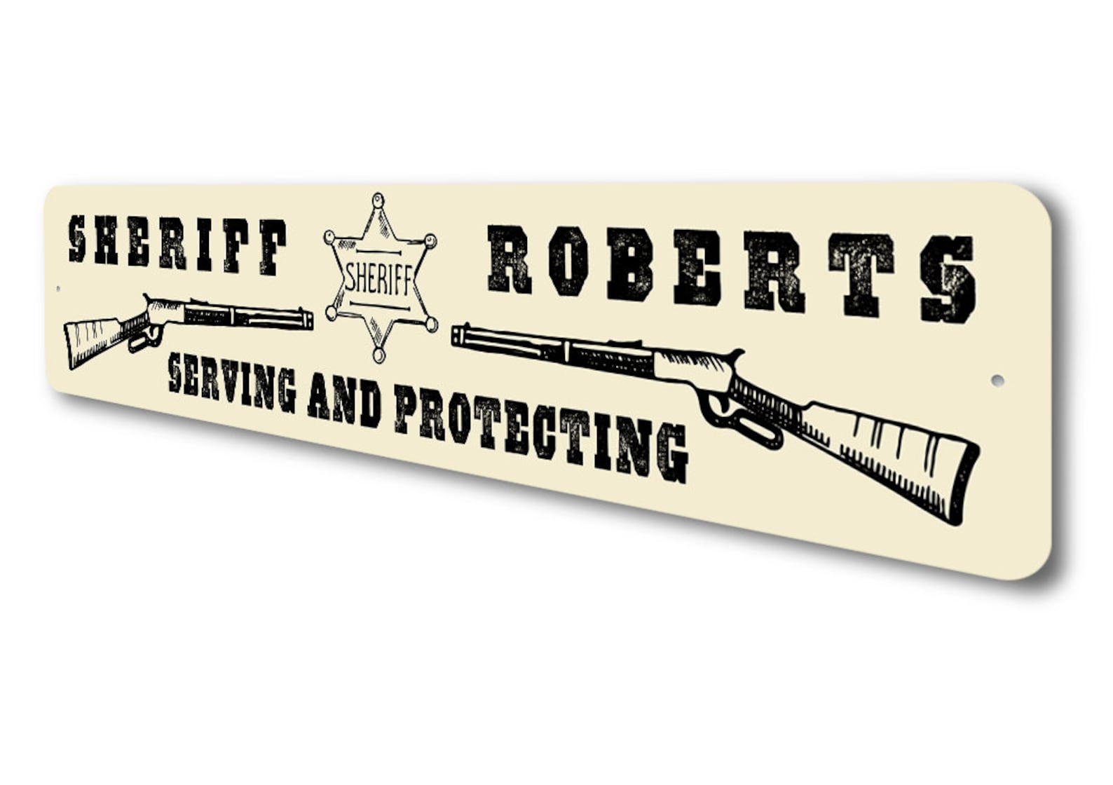 Western Sheriff Sign Custom Sheriff Sign Custom Police Gift - Etsy